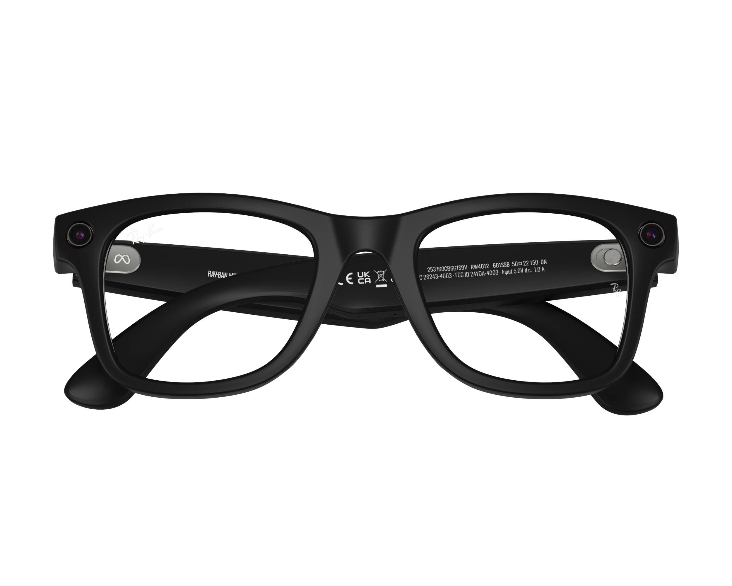 Ray-Ban Meta Glasses WAYFARER LARGE (Gen 2) RW4012 601SSB